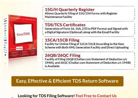 Online Tax Consultant TDS Return Filing Software Service In Pan India Free Download Demo