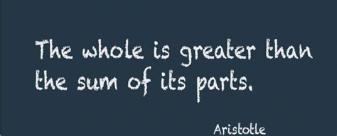 Is The Whole Greater Than The Sum Of Its Parts Rick Tamlyn