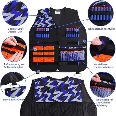 Tactische Vest Jas Set Voor Nerf Guns N Strike Elite Series Tactische Vest Kit Nerf
