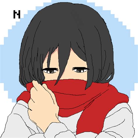 Mikasa Ackerman Scarf Gif