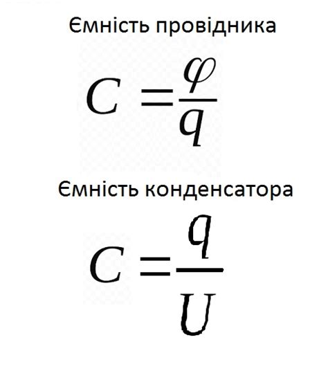 Електроємність Електроємність конденсатора Corelamps
