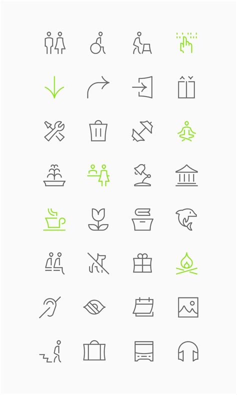 fitness excercise icons guidance open source wayfinding icon set by