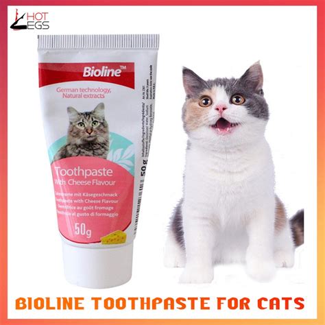 Bioline Toothpaste With Cheese Flavor 50g For Cats Toothpaste Only