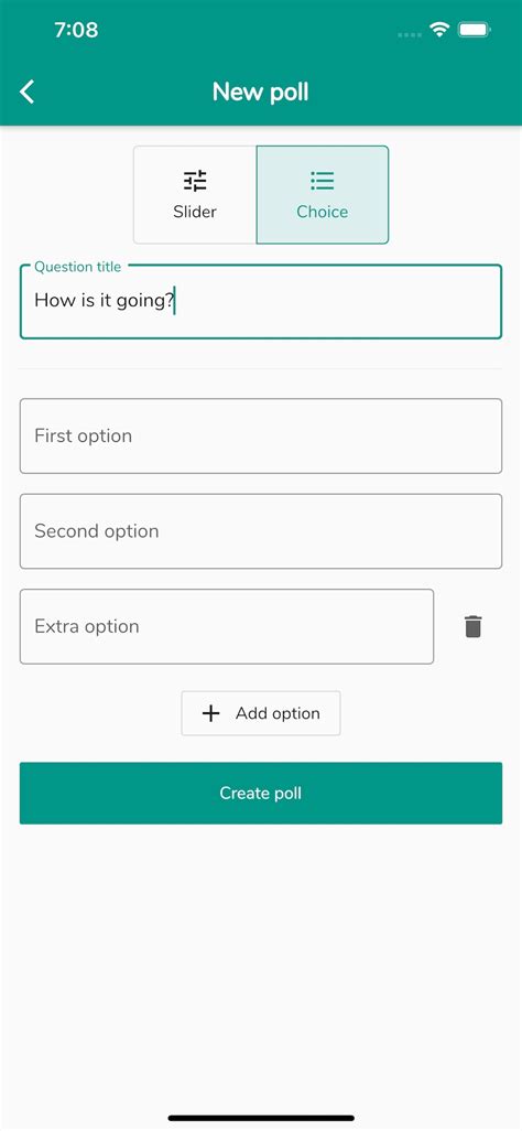 An App For Sharing Polls In An Interactive And Anonymous Way With Flutter