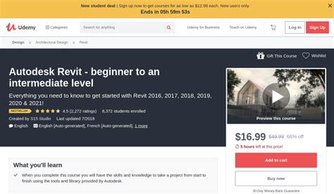 Best Autodesk Revit Courses Classes And Trainings With Certificate Online