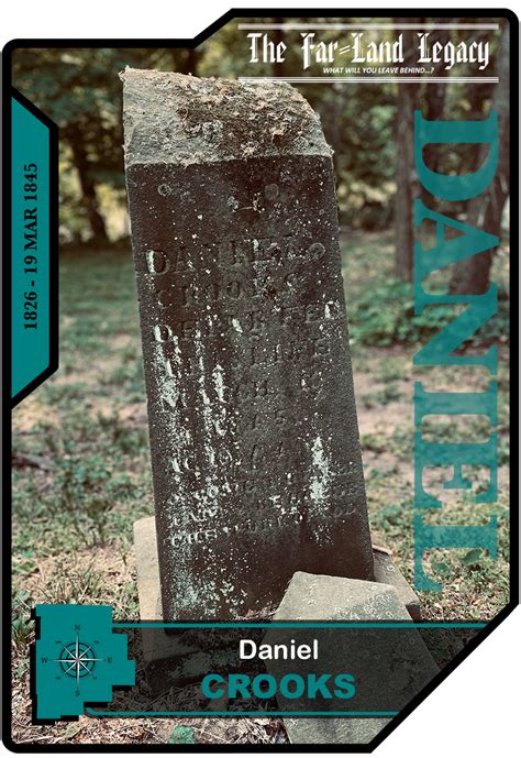 Daniel Crooks The Far Land Legacy