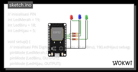 Latihan 2 Wokwi Esp32 Stm32 Arduino Simulator