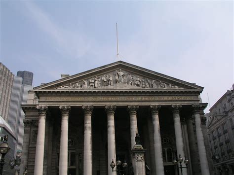 Classical building with columns in London skyline Free Stock Photo ...