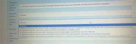 Solved Transport Control Protocol TCP Ethernet Chegg