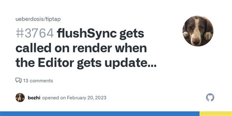 Flushsync Gets Called On Render When The Editor Gets Updated With Content That Uses An Extension