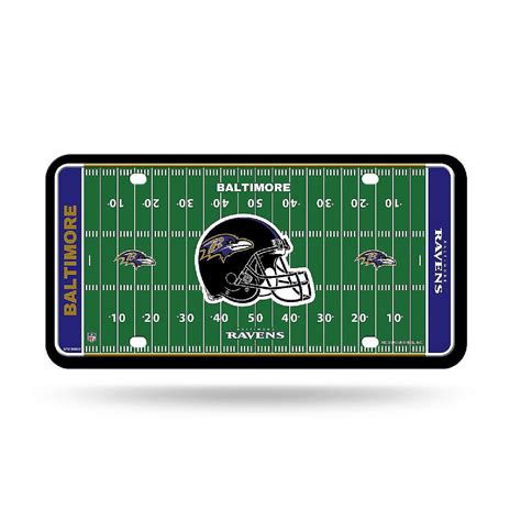 Nfl Baltimore Ravens Field License Plate