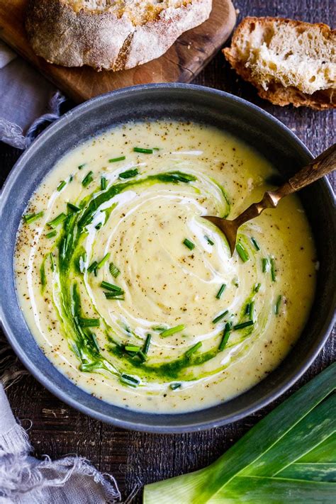 Healthy Potato Leek Soup Recipe Asparagus Cream Soup With Leek And