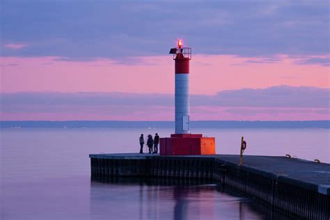 A Lighthouse During A Colourful Sunset Photograph By James Hackland Fine Art America