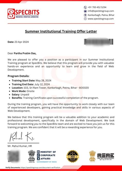 Internship Webdevelopment Partha Pratim Das