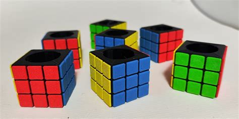Rubiks Cube Scout Woggleneckerchief Slider Etsy