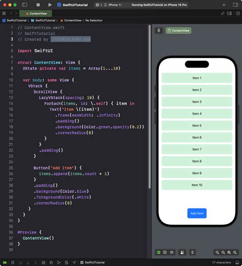 Swiftui Lazyvstack Syntax And Basic Examples