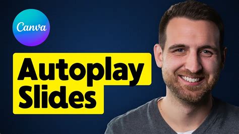 How To Autoplay Presentation In Canva Youtube