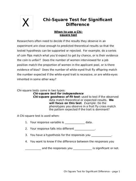 Chi Square 2 Statistic What It Is Examples How And Kbsgk12project Kbs Msu Doc