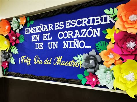 Día Del Maestro Día De Los Maestros Cartelera Dia Del Maestro Escritorios De Maestros