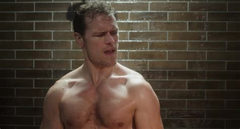 Auscaps Sam Heughan Shirtless In Love Again