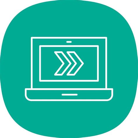 Fast Forward Line Curve Icon 42825773 Vector Art At Vecteezy