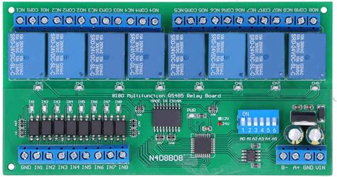 Walfront Rs485 Relay Module Board With 8 Input And 8 Output India Ubuy