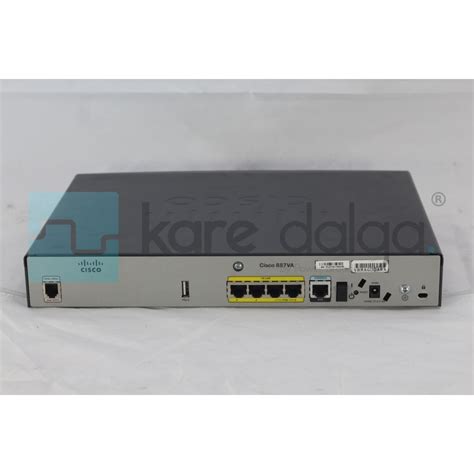 Cisco C887 Hızlı Ethernet Dsl Wan Router Amplifier And Yükselteçler Güç Kaynağı Havya