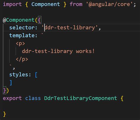 crea tu propia biblioteca de componentes en angular