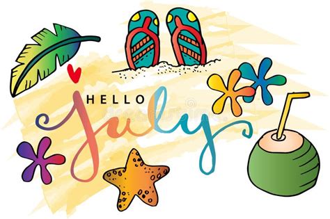 July Summers Clip Art