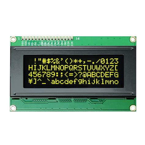 X VA Negative Character LCD Display Module
