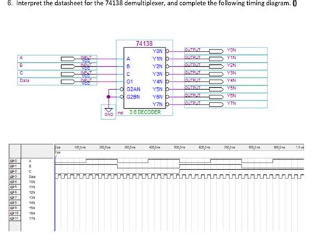 Solved 6 Interpret The Datasheet For The 74138