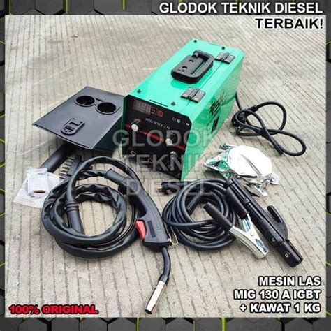 Jual Mesin Las Mig 130 A Tanpa Gas Co2 Welding Migi Gasless Mig130