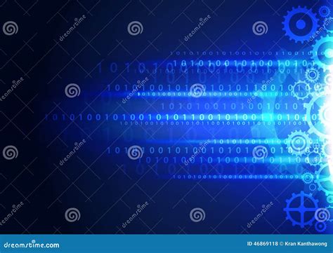Abstract Technology Digital Background Vector Illustration Stock