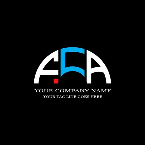 Fca Letter Logo Creative Design With Vector Graphic 7698986 Vector Art