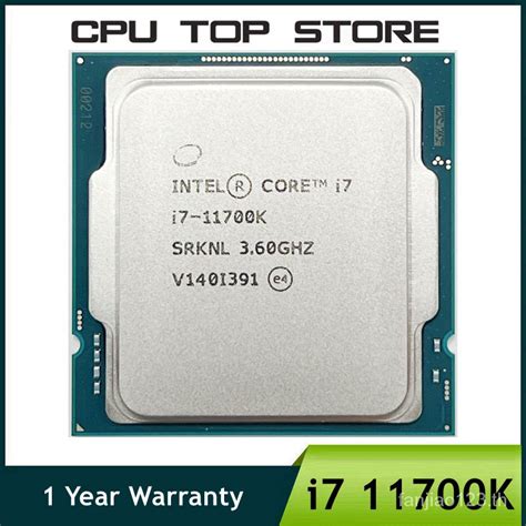 โปรเซสเซอร์ Cpu Intel Core I7 11700k I7 11700k 3 6ghz 16m 125w Lga 1200
