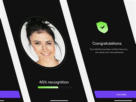 Face Verification Process Ui Design On Behance