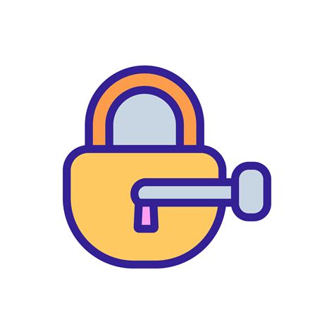 Cipher Icon Vector Outline Illustration 9764158 Vector Art At Vecteezy