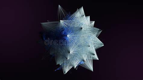 Data Concept Internet Connection Network High Digital Technology 3d Render Stock Illustration