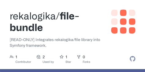 Github Rekalogikafile Bundle Read Only Integrates Rekalogikafile