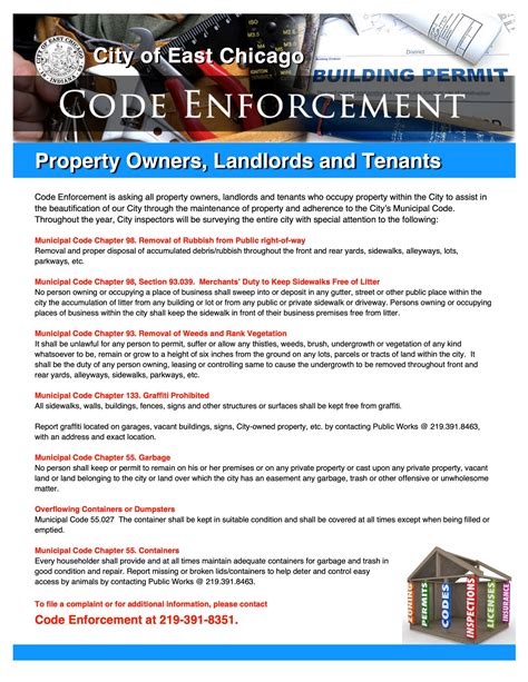 Code Enforcement East Chicago In