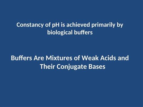 Buffers For Biochemistry Powerpoint Presentation Ppt