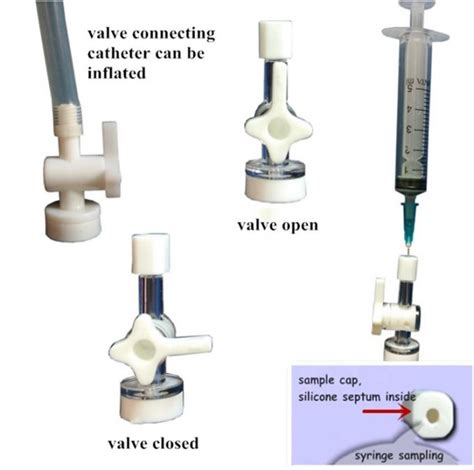 Tedlar® Pvf Gas Sampling Bags With Stopcock Valve With Silicone Septum