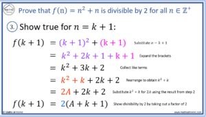 How to do Proof by Mathematical Induction for Divisibility – mathsathome.com
