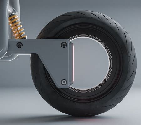 Hubless Motorcycle Wheel