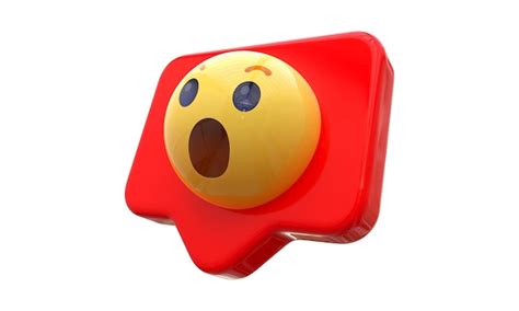Premium Photo Wow Emoji Png