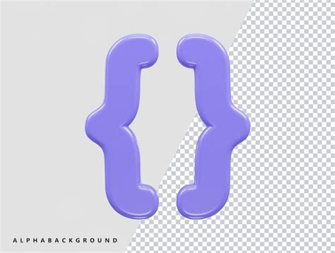 Premium PSD Html Coding Icon D Rendering Vector Illustration Transparent Element