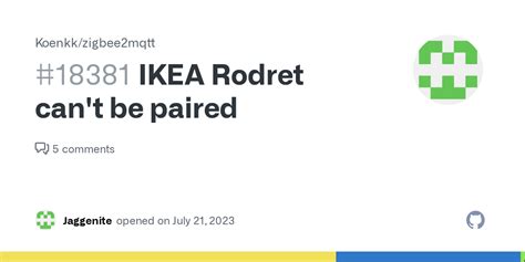 IKEA Rodret Can T Be Paired Issue Koenkk Zigbee Mqtt GitHub