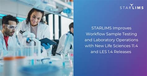 Starlims Auf Linkedin Starlims Improves Workflow Sample Testing And