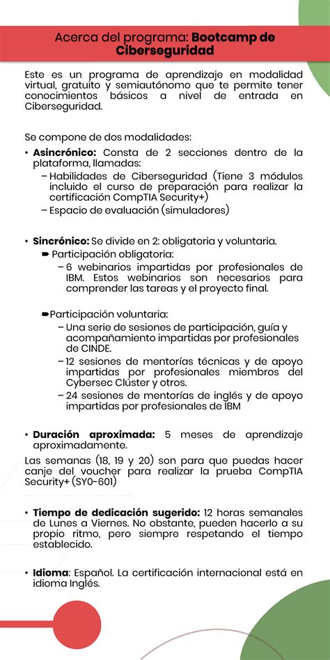 1 explicación del programa bootcamp de ciberseguridad i grupo acerca