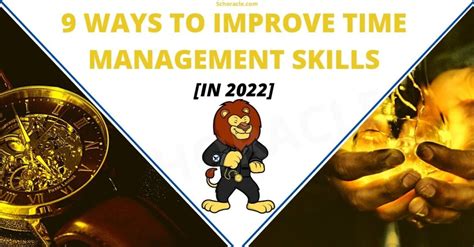 9 Ways To Improve Time Management Skills Schoracle